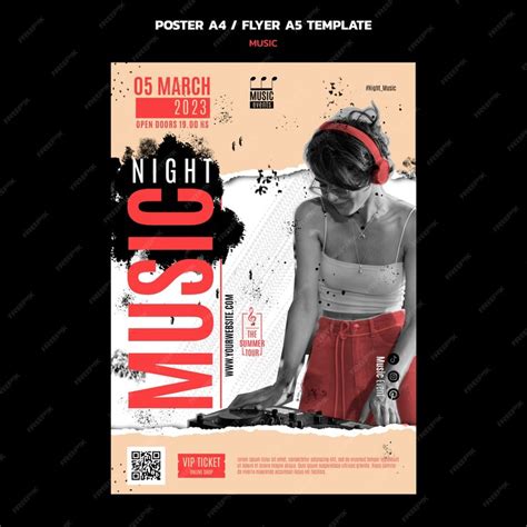 음악 템플릿 디자인 무료 Psd 파일