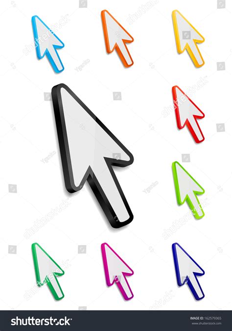 Mouse Arrow Cursor Vector Illustration Stock Vector Royalty Free Shutterstock