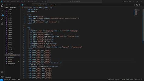 Jinka Sagar On Linkedin Hello Everyone I Cloned Mx Player Ui As A Task Using Css And Html Code
