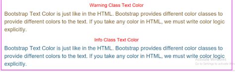 Bootstrap Text Styles Telehrom