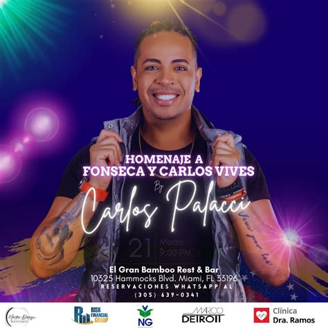 Carlos Palacci Homenaje A Fonseca Y Carlos Vives Tickets Boletos