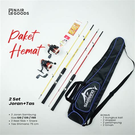 Jual Joran 2 Set Pancing Sambung Fiber Lengkap Reel 5bb Tas Ukuran 70 Cm Kode Br03 Di Seller Zk