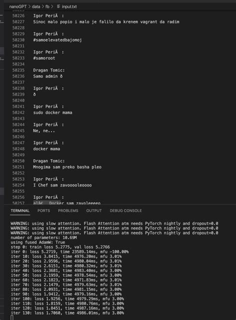 Creating My Digital Clone From Facebook Messages Using Nanogpt Igorpericdev