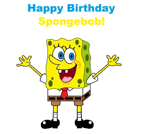Detail Spongebob Birthday Clipart Koleksi Nomer 45