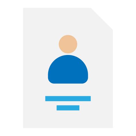 Resume Cv Document Icon Download On Iconfinder