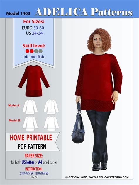 Plus Size Tunic Sewing Pattern Pdf