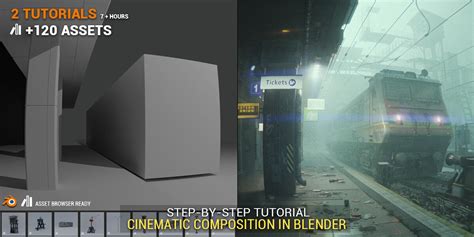 Artstation Blender Beginner Workflow For Cinematic Art 2 Tutorials 7 H 100 Assets