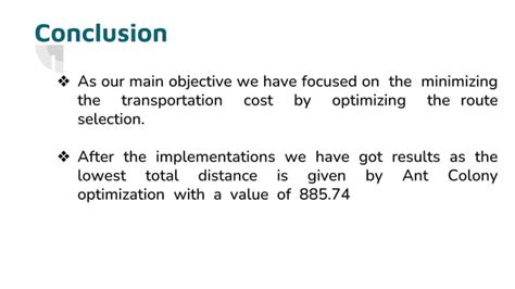 Cost Optimization Algorithm Comparison For Fresh Crop Transportation In Sri Lanka Ppt