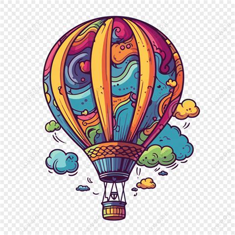 공기 풍선 만화의 그림 Ballon 클립 아트 벡터 열기구 파티 공급 Png 일러스트 무료 다운로드 Lovepik