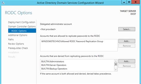 Step By Step Guide To Install Read Only Domain Controller Rodc Windowstechno