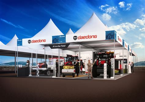 대동 상주 농업기계 박람회 참여자율주행 트랙터 로봇 선보여