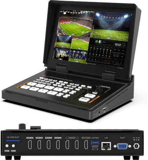 Amazon Com AVMATRIX Shark Multi Camera Video Mixer Switcher For Live Streaming CH HDMI Inputs