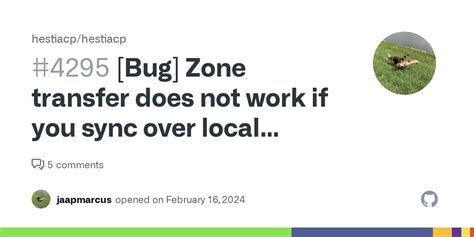 Bug Zone Transfer Does Not Work If You Sync Over Local Network · Issue 4295 · Hestiacp