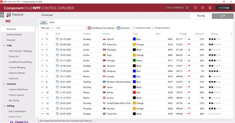 Componentone For Wpf（日本語版）2020j V3