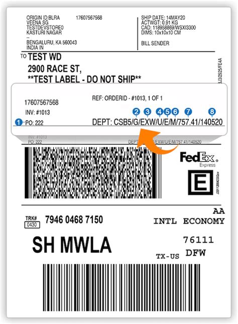 Sample Fedex Shipping Label At John Espinoza Blog