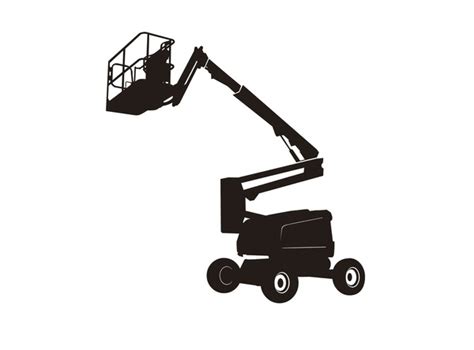 46 Vectores De Stock Y Arte Vectorial De Articulated Boom Lift