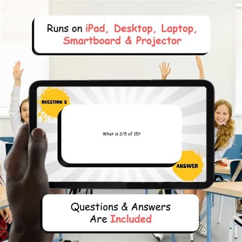 Fraction Multiplication As Resizing Splat Math Game No Prep Grade 5