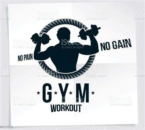 피트니스 아령 스포츠 장비를 들고 운동 선수의 벡터 일러스트로 만든 무거운 부하 파워 리프팅 챔피언십 광고 포스터 통증도 없고 이득 글자도 없습니다 Championship에