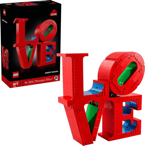 Amazon Com Lego Art Love Collectible Building Set Diy Kit For Adults Ages Gift For