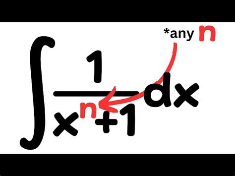 Free Video Generalizing A Calculus 2 Integral From Michael Penn