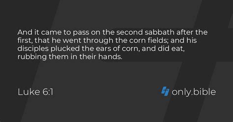 Luke 6 / King James Version (without Deuterocanon) | Bible Online