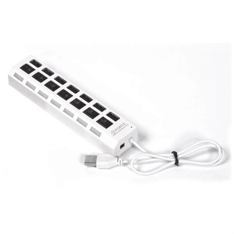 Хаб Usb 2 0 Smartbuy с выключателями 7 портов СуперЭконом белый