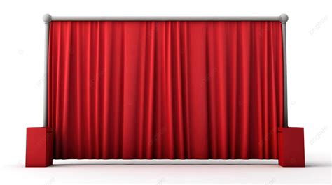 열린 빨간색 커튼이 달린 영화 화면이 있는 흰색 배경의 3d 렌더링 극장 배경 극장 무대 극장 커튼 배경 일러스트 및 사진 무료 다운로드 Pngtree