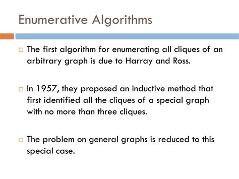 Ppt Computational Challenges With Cliques Quasi Cliques And Clique