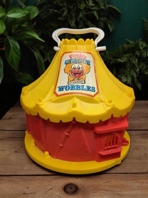 Vintage 1977 Weeble Wobble Circus Tent By Hasbro Etsy