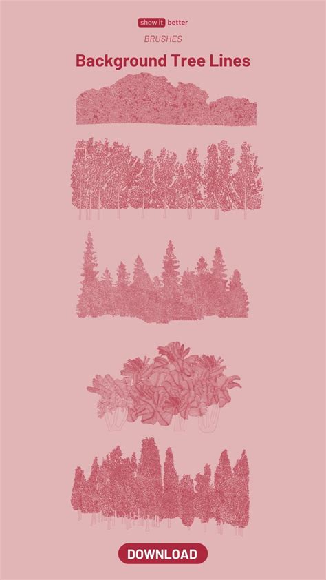 Background Tree Lines Tree Line Drawing Photoshop Projects