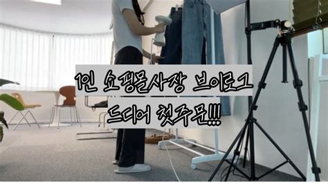 Vlog 동대문 안가고 신상마켓 가입승인 받는법 갑자기 찾아온 첫주문 1인 쇼핑몰 사장의 상세컷 재촬영 기록 봉투사이즈 냉면먹고 강아지산책 별거