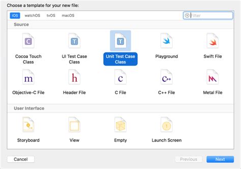 tests unitaires en swift avec xcode