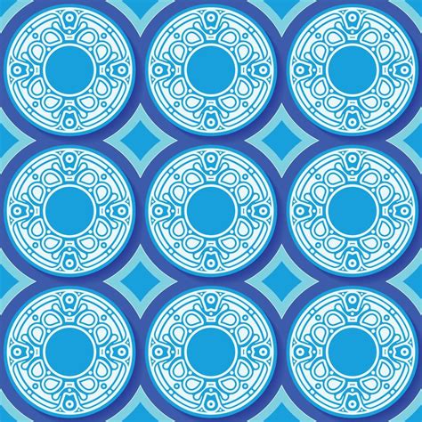 Blue Circle Pattern Background Design 7892191 Vector Art At Vecteezy