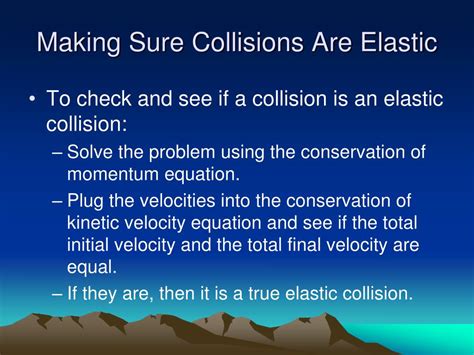 PPT Elastic And Inelastic Collisions PowerPoint Presentation Free Download ID 2076378