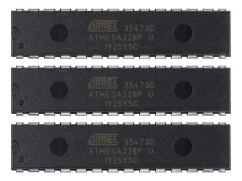 kit 3 piezas de microcontrolador atmega328 atmel arduino uno envío gratis
