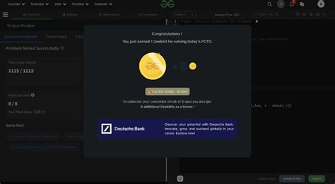 Shreya Singh On Linkedin Geekstreak2024 Geekstreak2024 Deutschebank Geeksforgeeks Potd