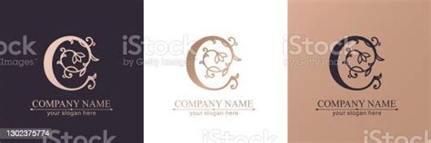 프리미엄 벡터 C 로고 몬노그램 레터링 장미의 섬세한 우아한 꽃 무늬 엘리트 회사를 브랜딩하기 위한 개인 로고 또는 사인 벡터 디자인 0명에 대한 스톡 벡터 아트 및 기타