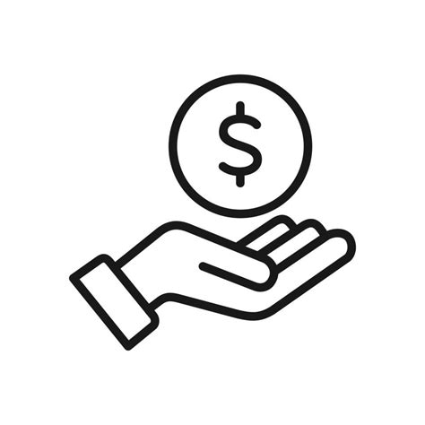 Money Money Dollar Icon Sign Money Dollar Icon Money Icon Isolated