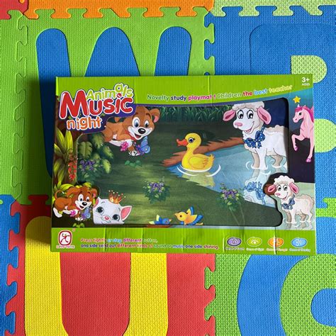 قیمت و خرید فرش موزیکال نوزاد طرح حیوانات و پیانو کد 3901 یوداتویز