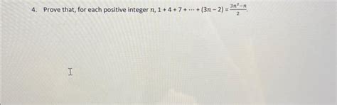 solved 4 prove that for each positive integer