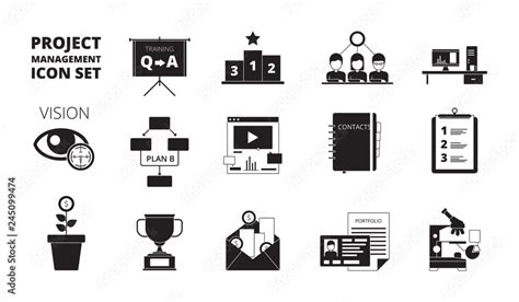 Management Icon Vector