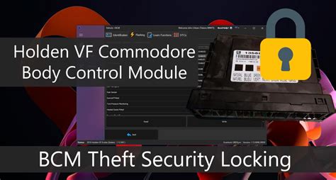 Body Control Module Bcm Theft Security Locking To Prevent Gm Key