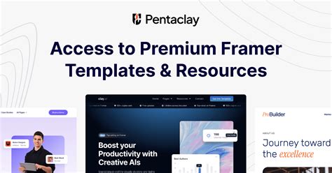 Framer Saas Templates Free And Premium Pentaclay