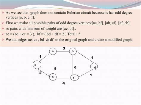 Graph Theory Eulerian Graph Ppt