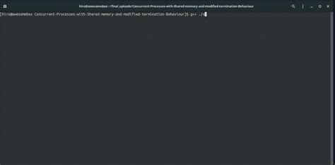 Github Priyanshu1998concurrent Processes With Shared Memory And