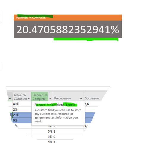 decimal places of ms project custom field microsoft qanda