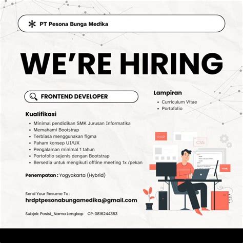 Lowongan Kerja Frontend Developer Devops Engineer Iosandroid