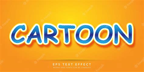 Premium Vector Cartoon Editable Text Effect