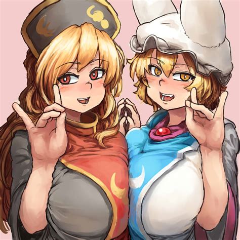 Rule 34 2girls Alternate Hairstyle Animal Hat Black Dress Blush