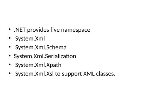 Reading And Writing With XML In Visual Programming Pptx